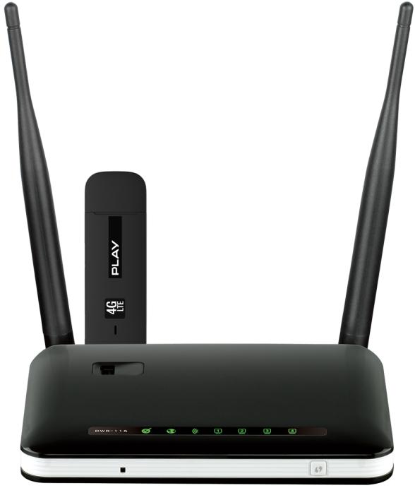 D-Link DWR 116 + modem Huawei E3372 LTE | Play
